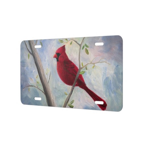 Cardinal License Plate | Zazzle