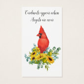 Cardinal Memorial Photo Funeral Prayer Card | Zazzle