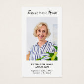 Cardinal Memorial Photo Funeral Prayer Card | Zazzle