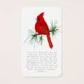 Cardinal Photo Remembrance Prayer Card | Zazzle