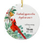 Cardinal Remembrance Keepsake Personalized Photo Ceramic Ornament | Zazzle
