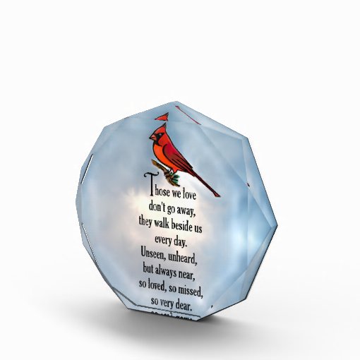 Cardinal "So Loved" Poem Award | Zazzle