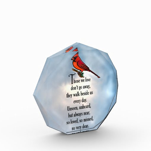 Cardinal "So Loved" Poem Award | Zazzle