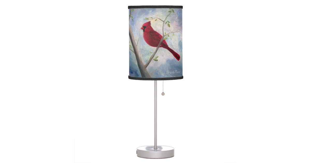 Cardinal Table Lamp | Zazzle
