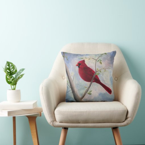 Cardinal Throw Pillow | Zazzle