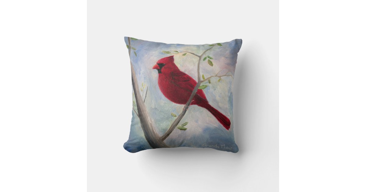 Cardinal Throw Pillow | Zazzle
