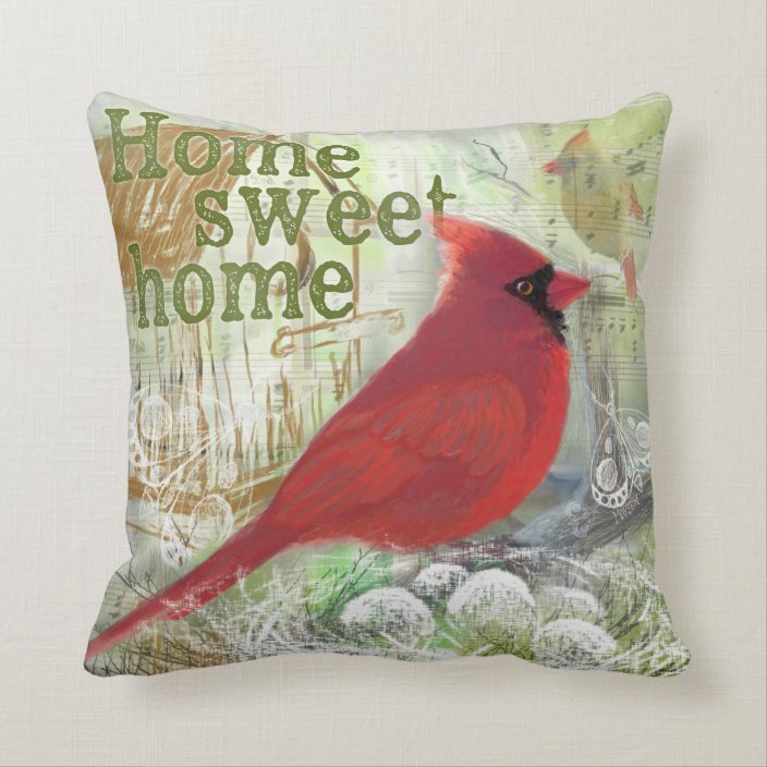 Cardinal throw pillow | Zazzle.com