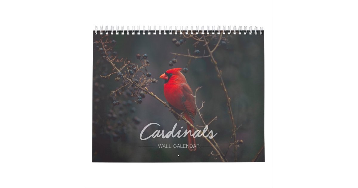 Cardinal Wall Calendar | Zazzle