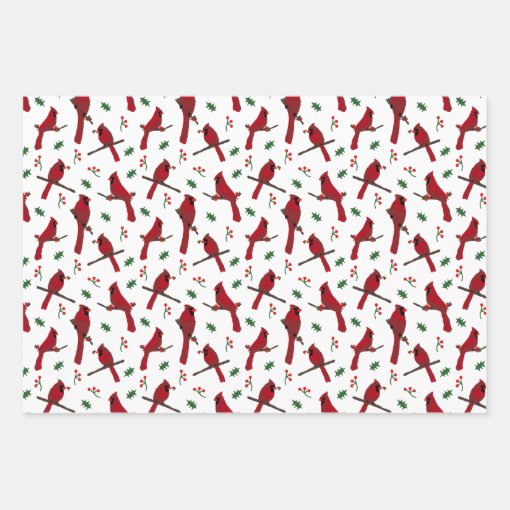 Cardinals Wrapping Paper Sheets | Zazzle