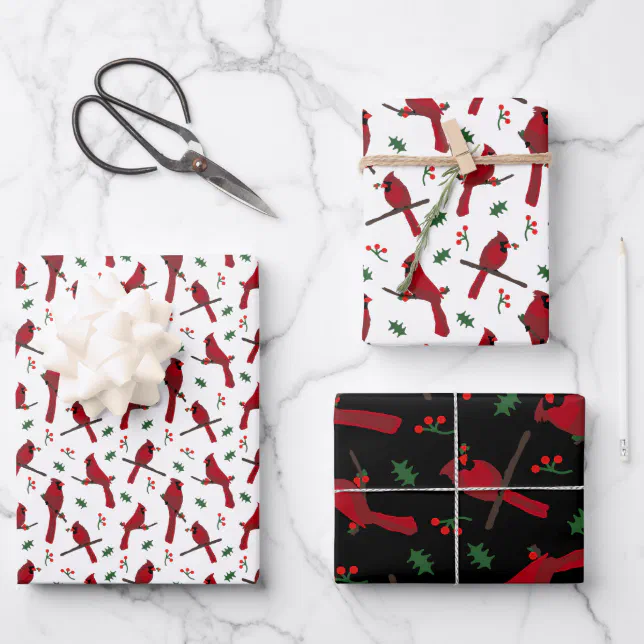 Cardinals Wrapping Paper Sheets | Zazzle