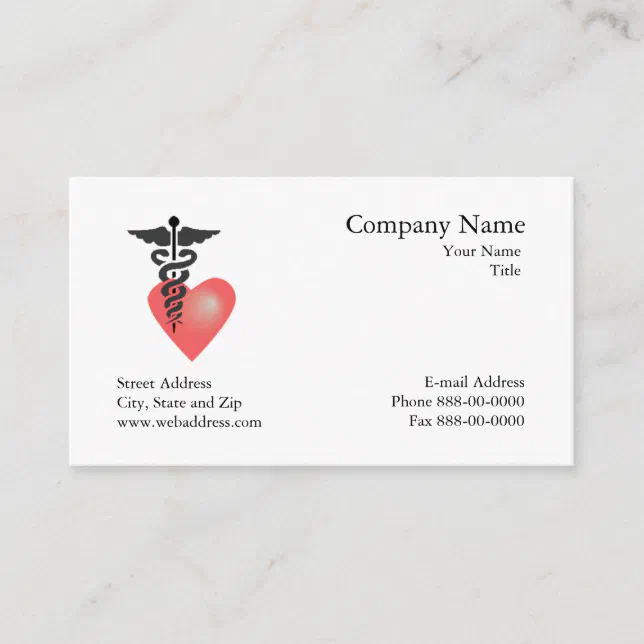 Cardiologist Appointment Business Card | Zazzle