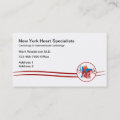 Cardiologist Appointment Medical Center Business Card | Zazzle
