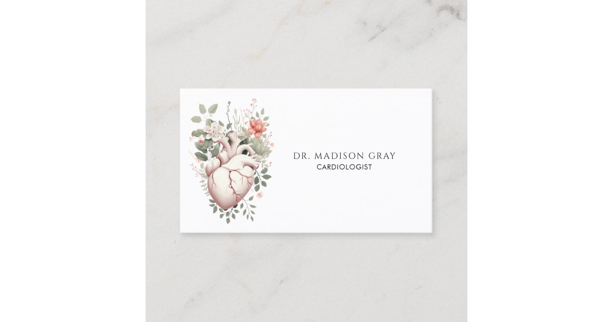 Cardiologist Business And Appointment Business Card | Zazzle