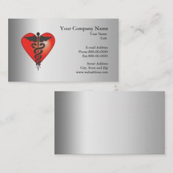 Cardiologist Business Card | Zazzle