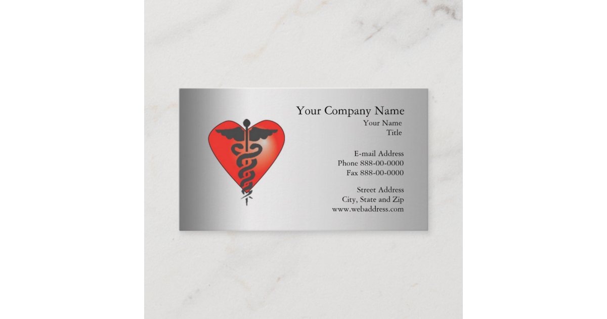 Cardiologist Business Card | Zazzle
