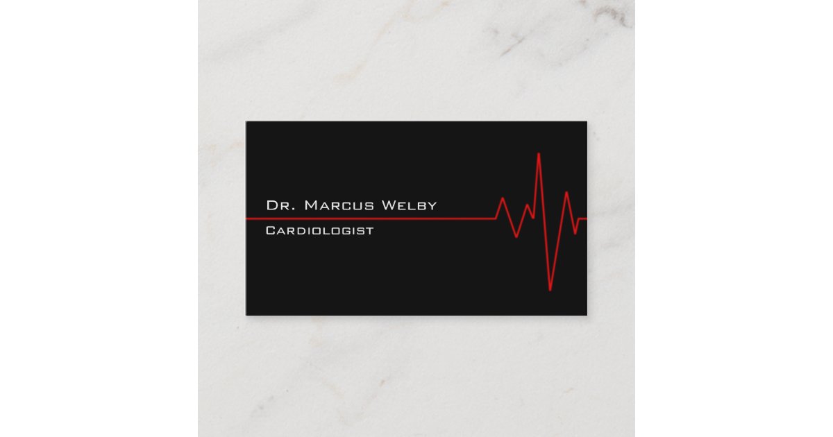 Cardiologist Business Card | Zazzle