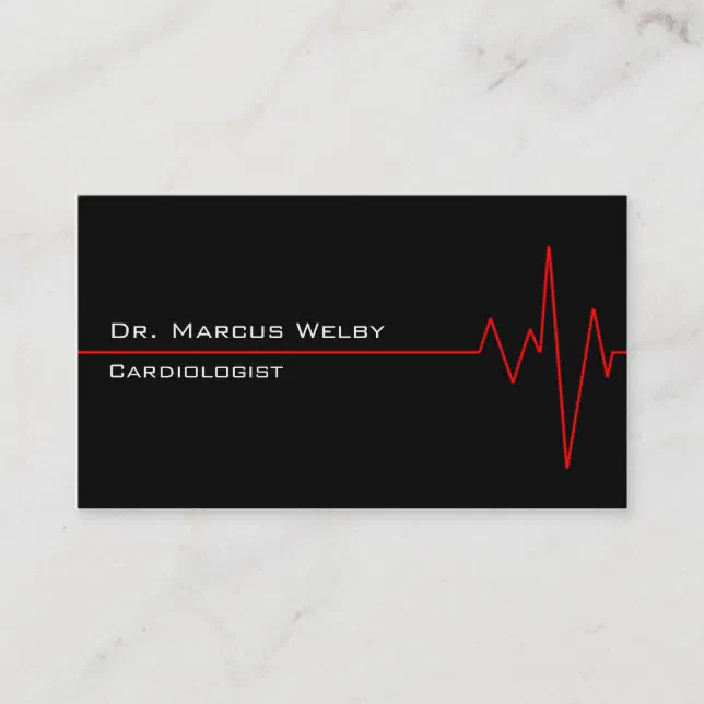 Cardiologist Business Card | Zazzle