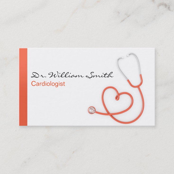 Cardiologist Business Card | Zazzle
