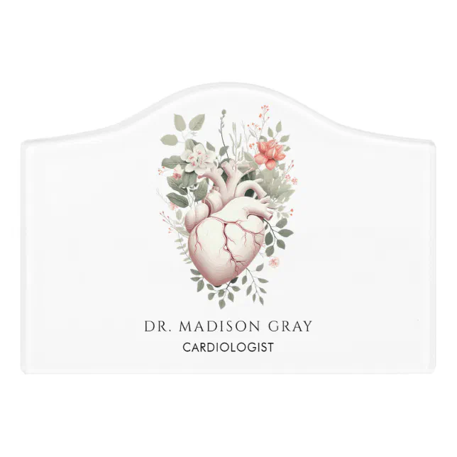Cardiologist Doctor Door Sign | Zazzle
