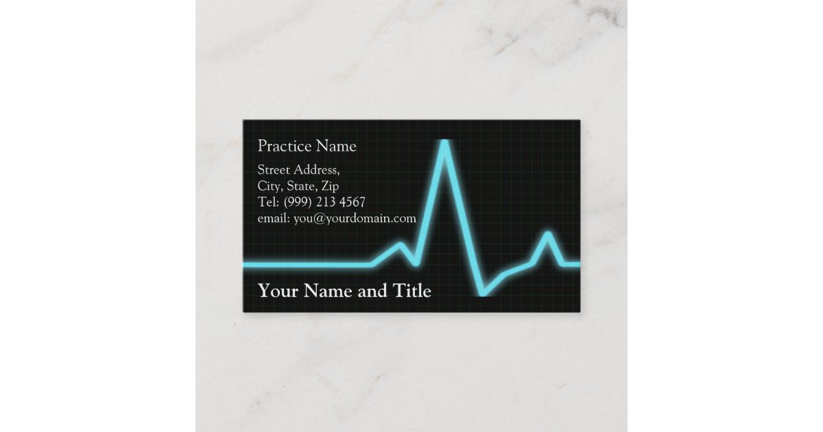 cardiology Business card | Zazzle