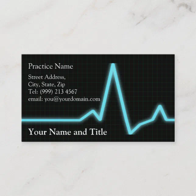 cardiology Business card | Zazzle