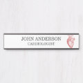 Cardiology Cardiologist Red Anatomical Heart Door Sign | Zazzle