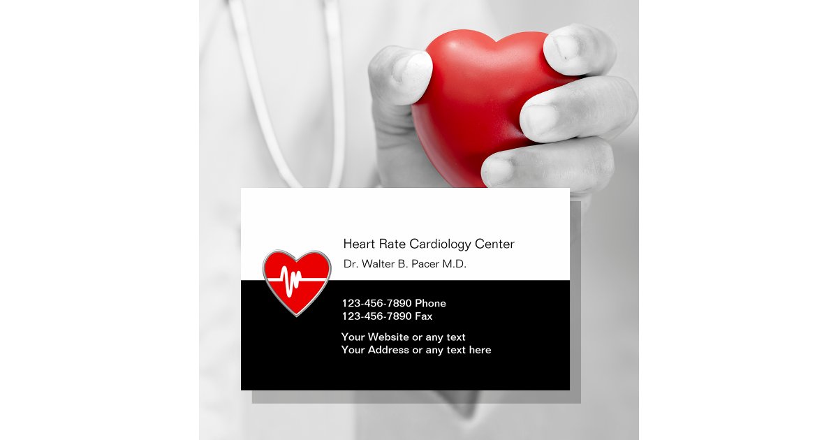 Cardiology Medical Business Cards | Zazzle