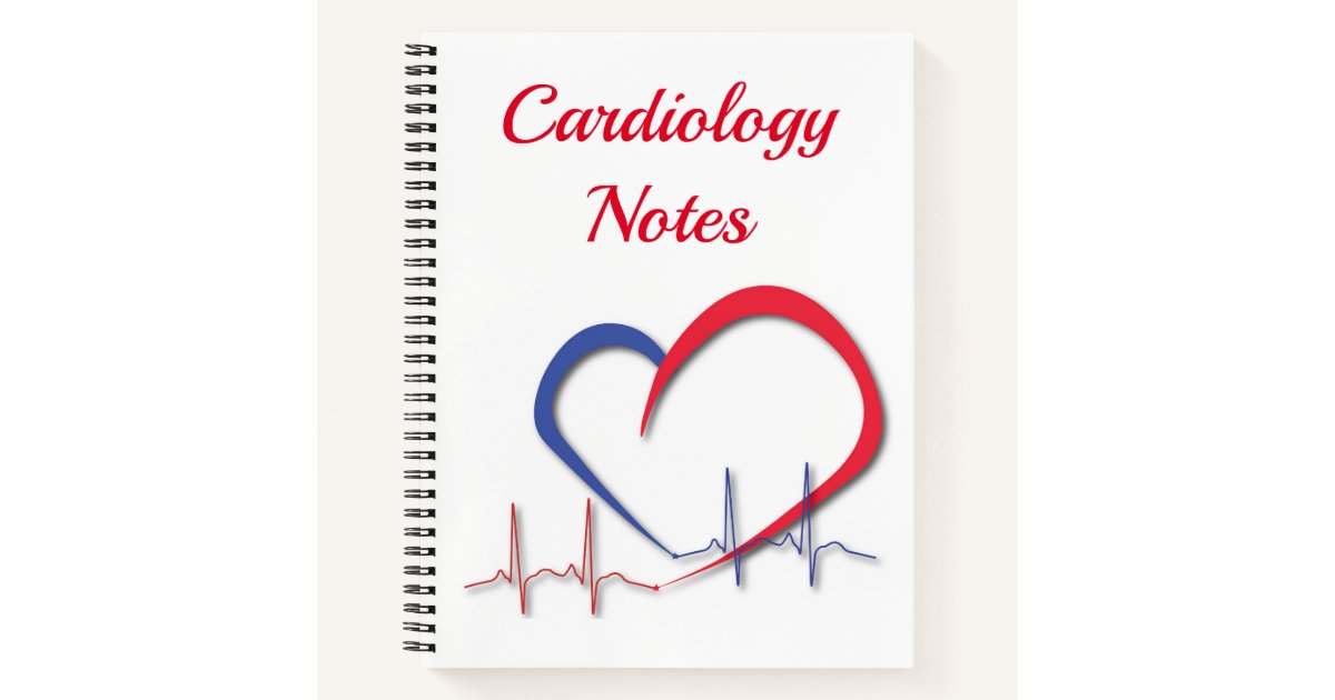 Cardiology Note Pad Notebook | Zazzle