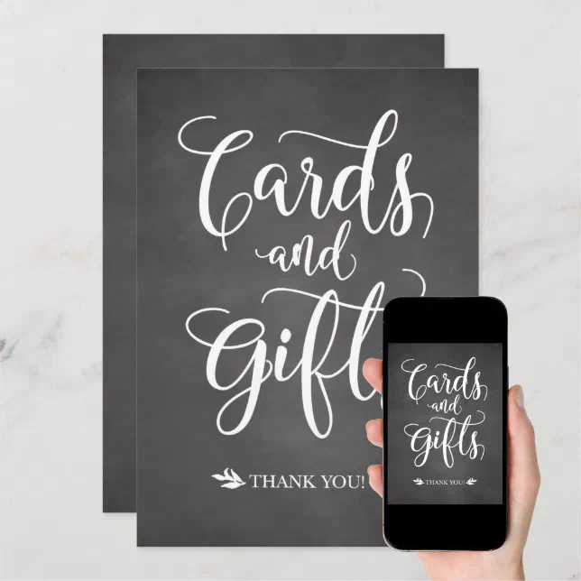 Cards and Gifts Rustic Wedding Sign | Zazzle