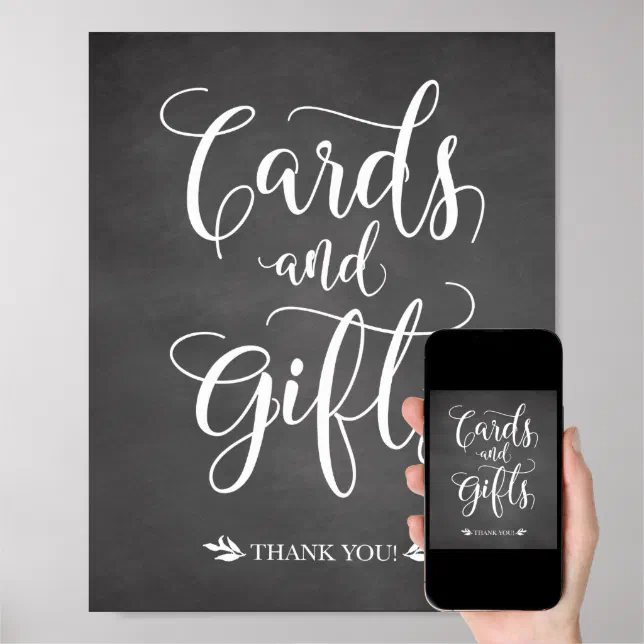 Cards and Gifts Rustic Wedding Sign | Zazzle