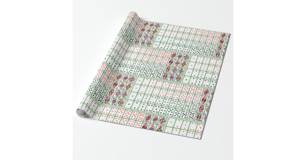 Cards Casino Gambling Poker Wrapping Paper | Zazzle