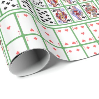 Cards Casino Gambling Poker Wrapping Paper | Zazzle