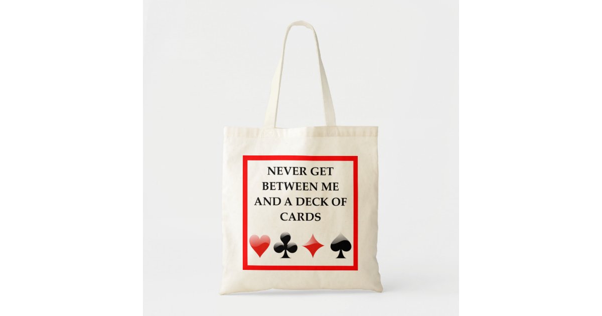 cards tote bag | Zazzle
