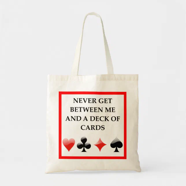 cards tote bag | Zazzle