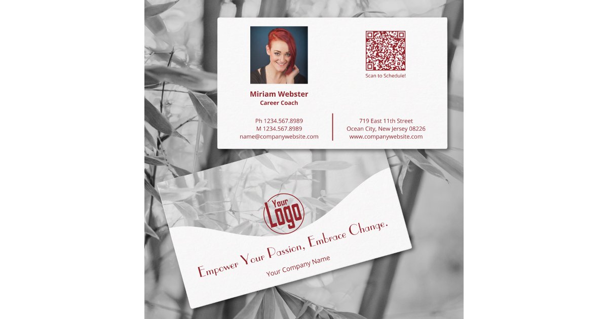 Career Coach Company Employee Business Card | Zazzle