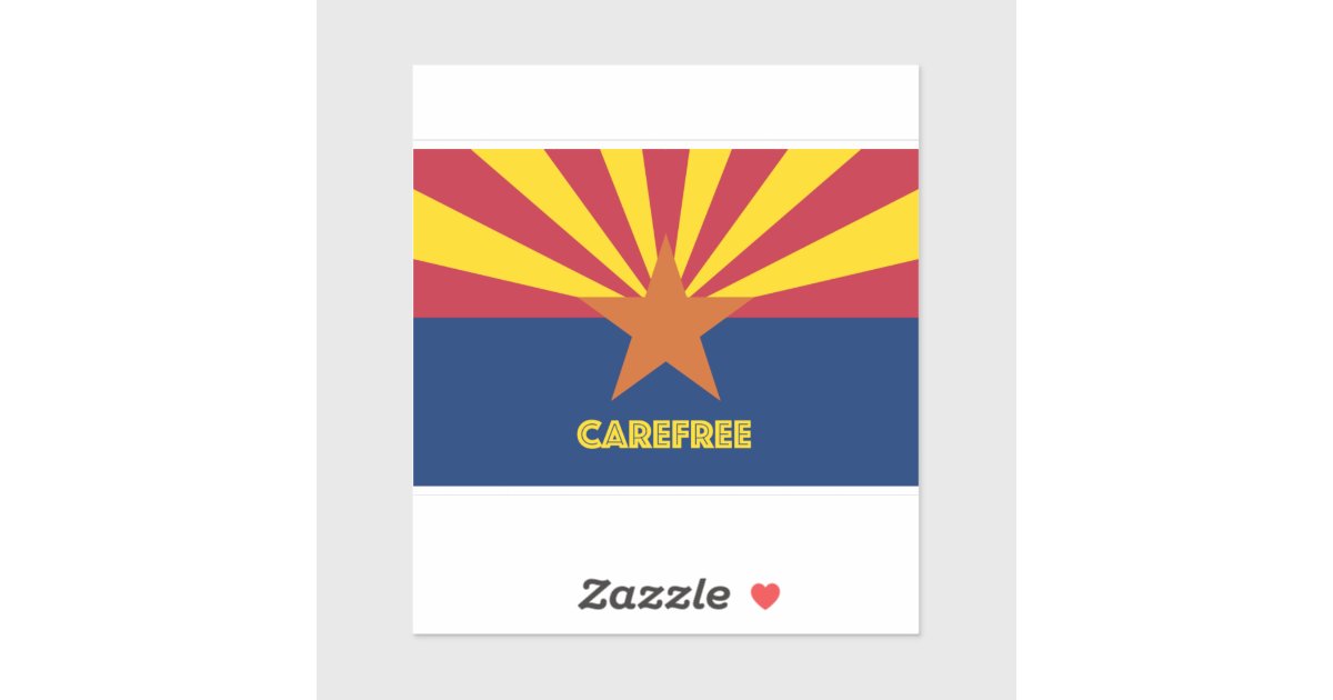 Carefree AZ Sticker | Zazzle