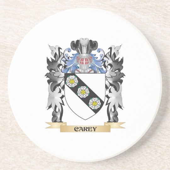 Carey Coat of Arms - Family Crest Coaster | Zazzle.com