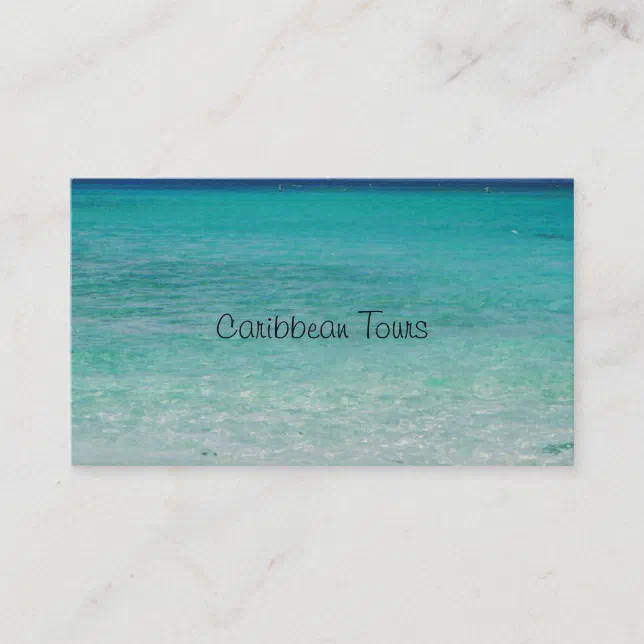 Caribbean Business Card | Zazzle