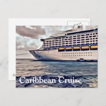 Caribbean Cruise - Postcard | Zazzle