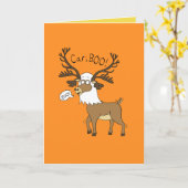 CariBOO Caribou - Funny Halloween Greeting Card | Zazzle