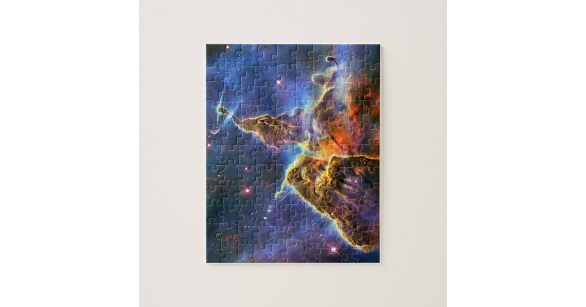 Carina Nebula (Hubble Telescope) Jigsaw Puzzle | Zazzle