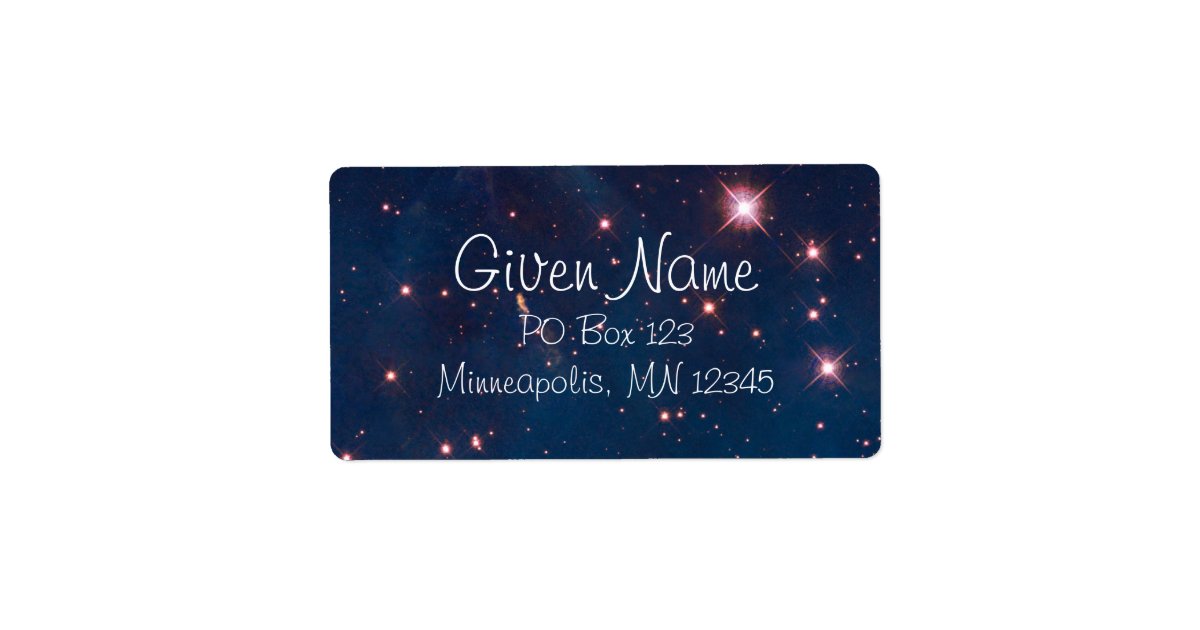 Carina Nebula Label | Zazzle