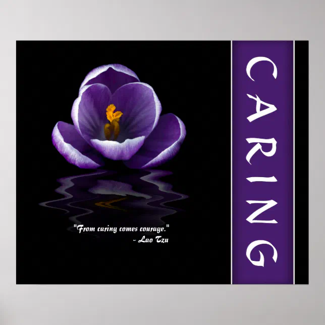 Caring Inspirational Poster | Zazzle