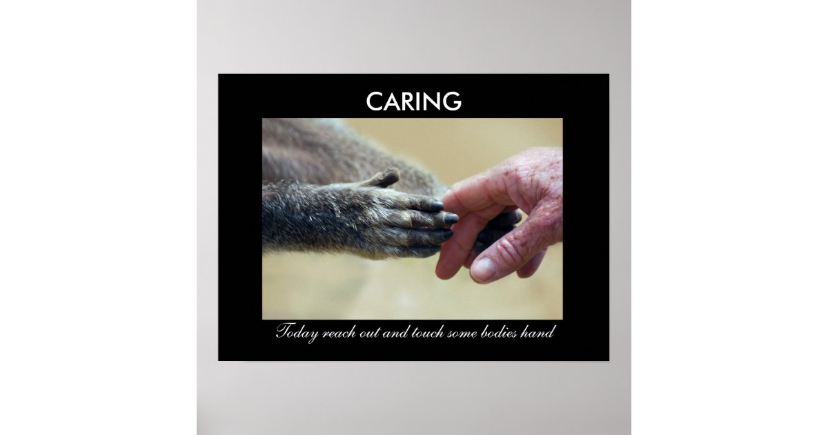 Caring Poster | Zazzle