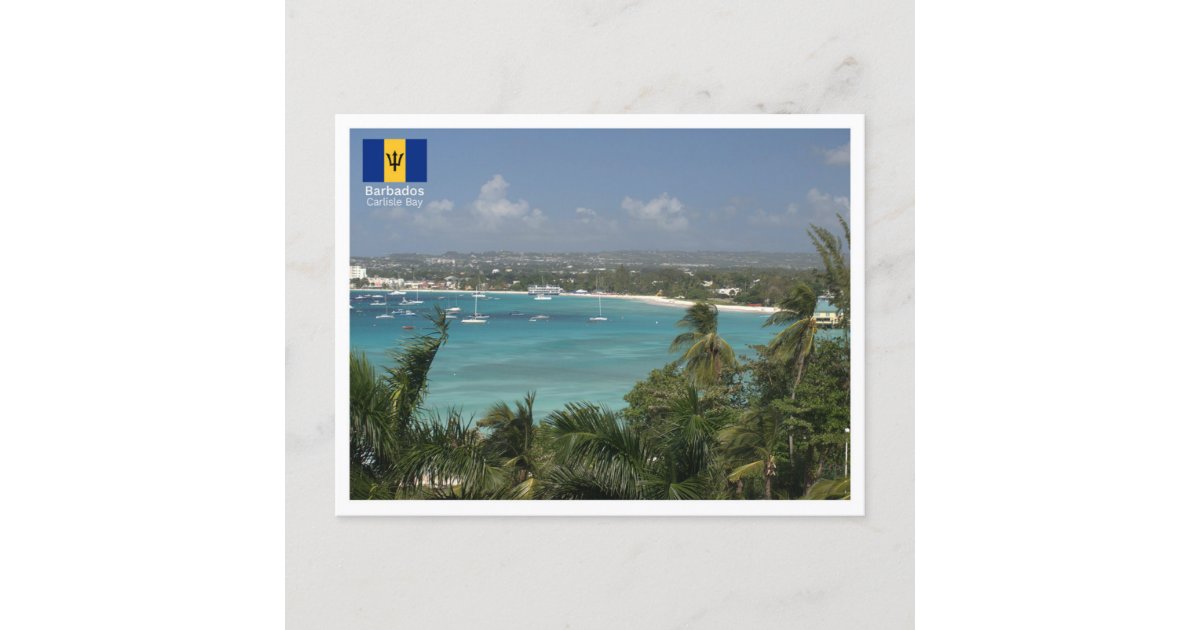 Carlisle Bay - Barbados Postcard | Zazzle