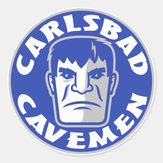 Carlsbad Cavemen Sticker | Zazzle.com