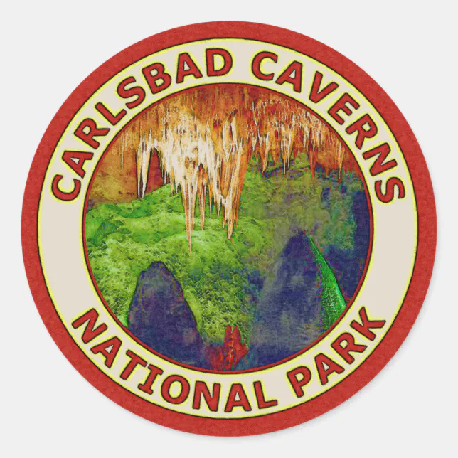 Carlsbad Caverns National Park Classic Round Sticker | Zazzle