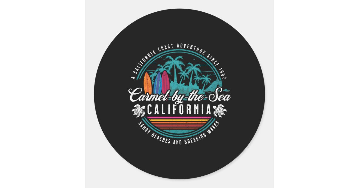 Carmel By The Sea California Sandy Beaches Breakin Classic Round ...