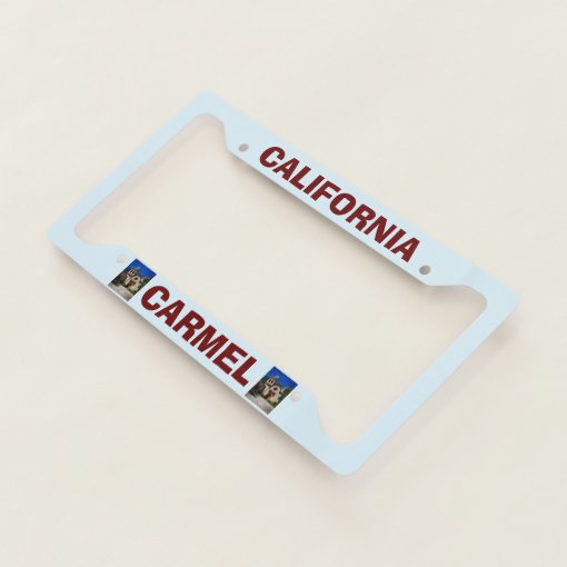Carmel California License Plate Frame | Zazzle