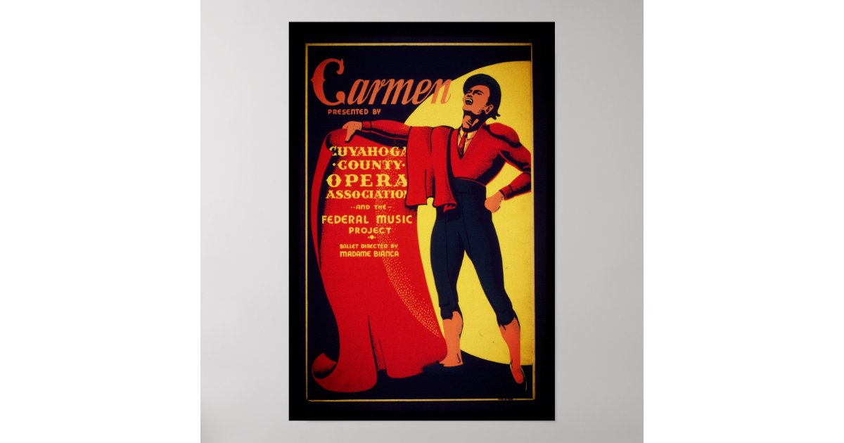 Carmen opera poster | Zazzle